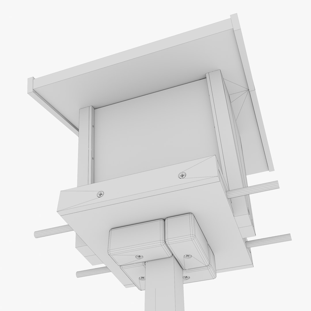 3D Model Bird Feeder - TurboSquid 1655330