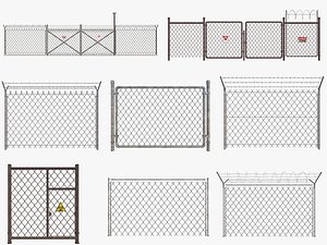Download Free & Premium Barbed Wire Fence 3D Models | TurboSquid