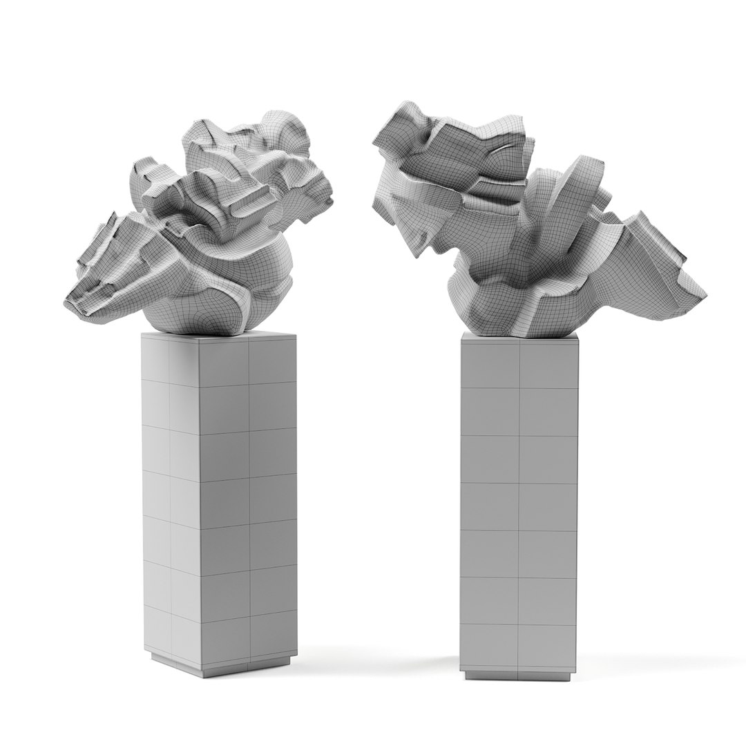 Cubist Abstract Modern Sculpture 3D - TurboSquid 2118738