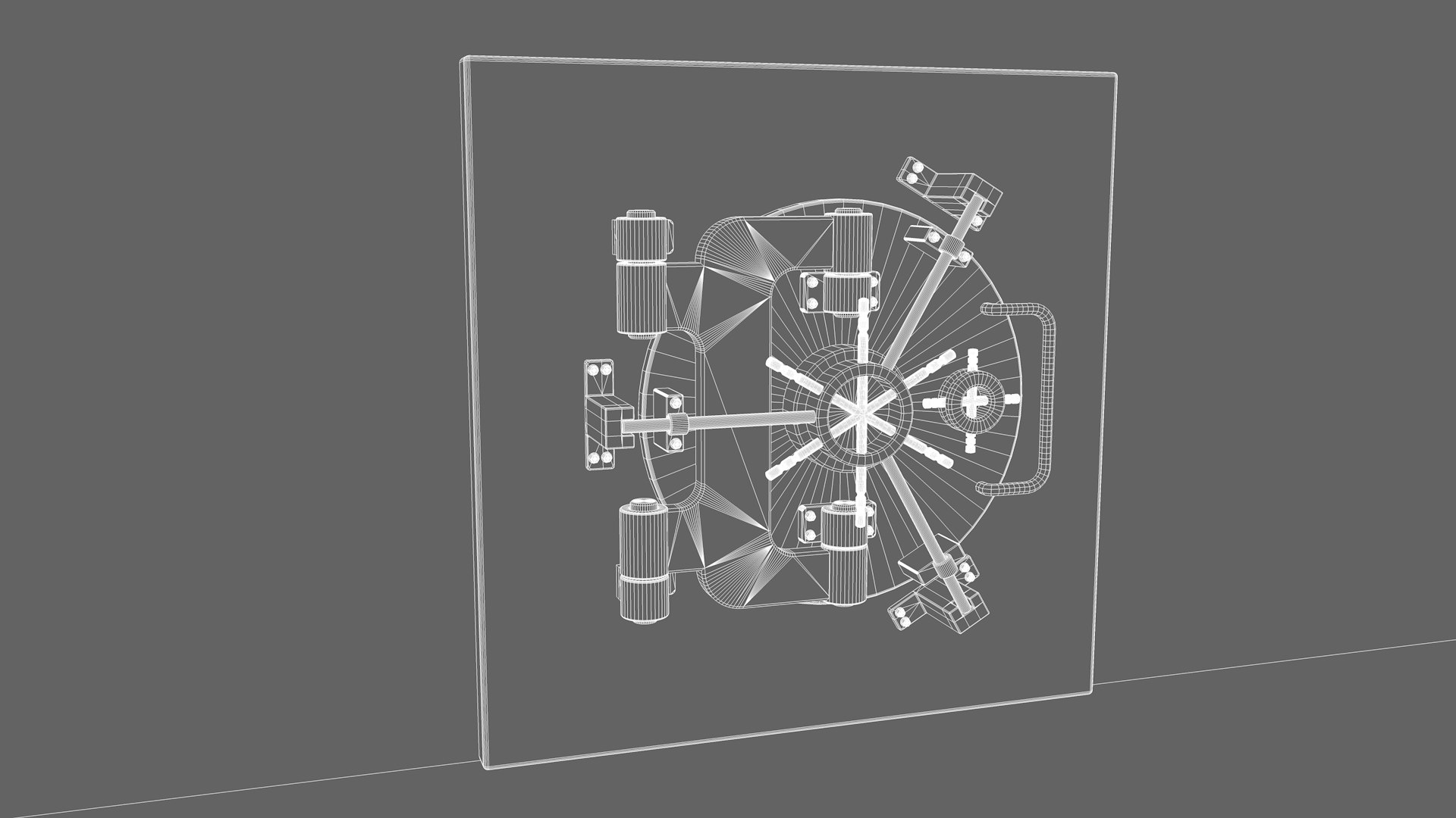 3d Vault Door Model