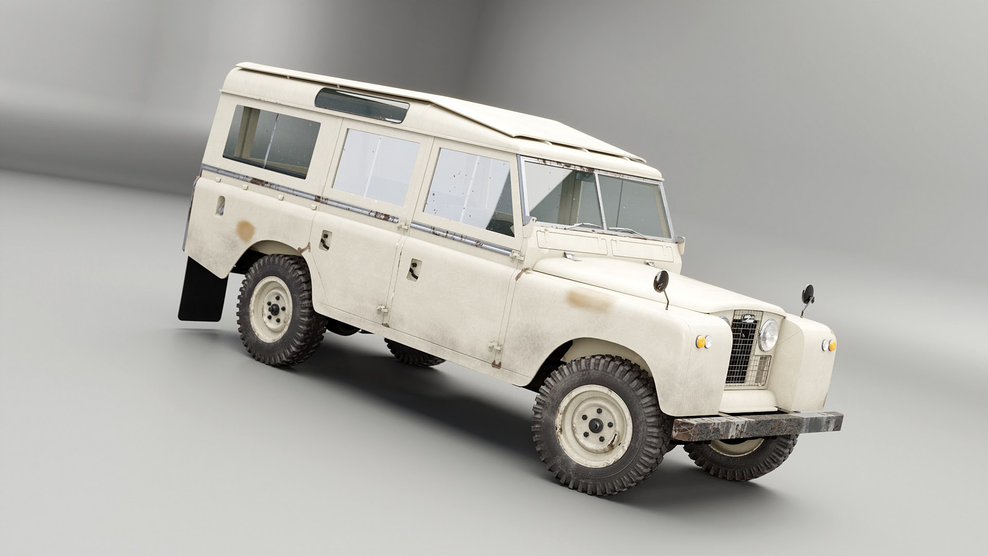 3D Land Rover Series II LWB Aged - TurboSquid 2228838