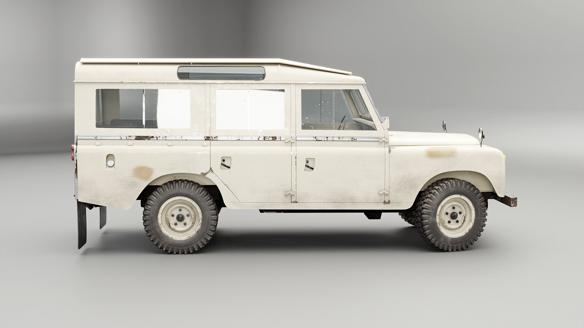 3D Land Rover Series II LWB Aged - TurboSquid 2228838