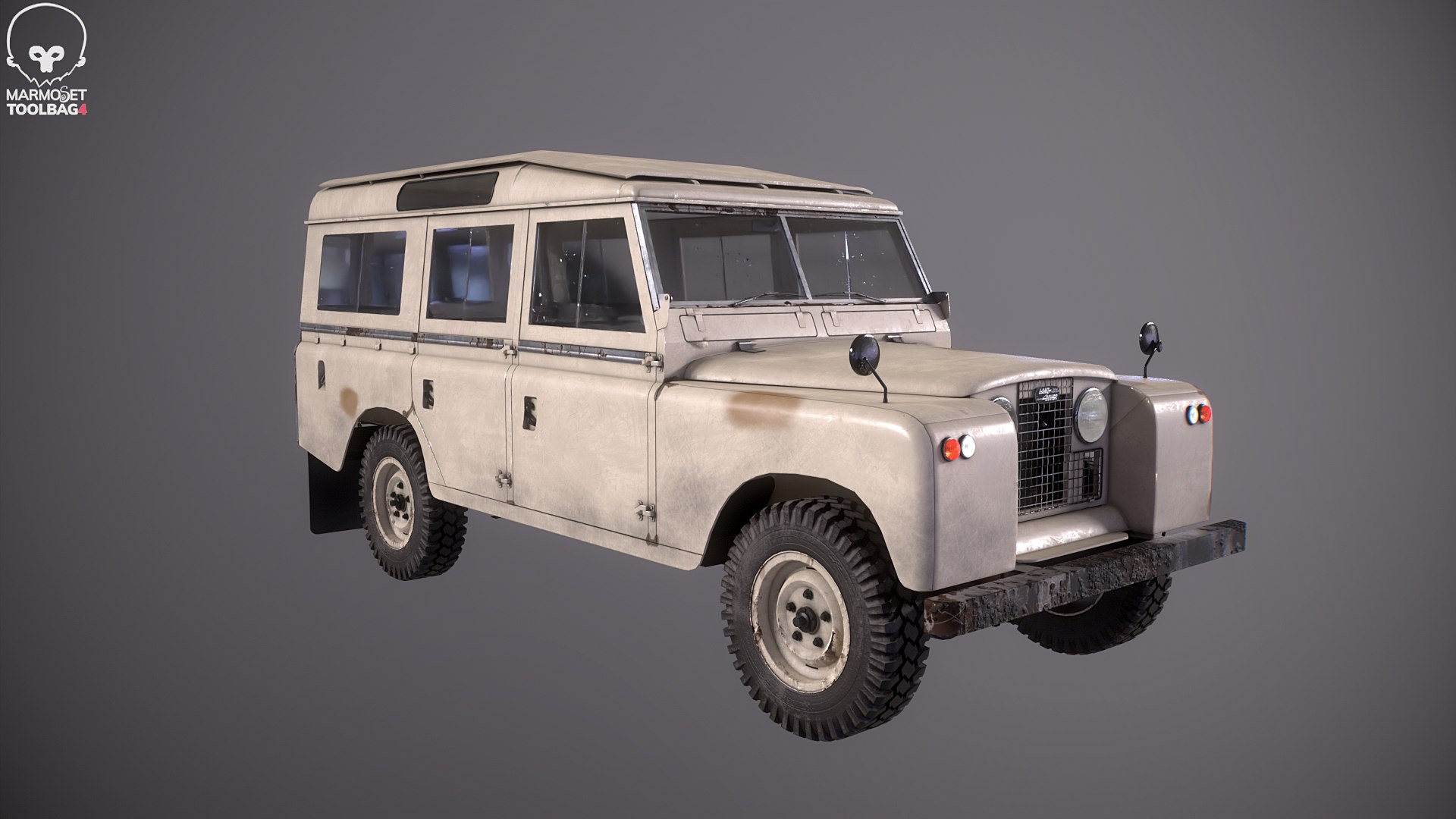3D Land Rover Series II LWB Aged - TurboSquid 2228838