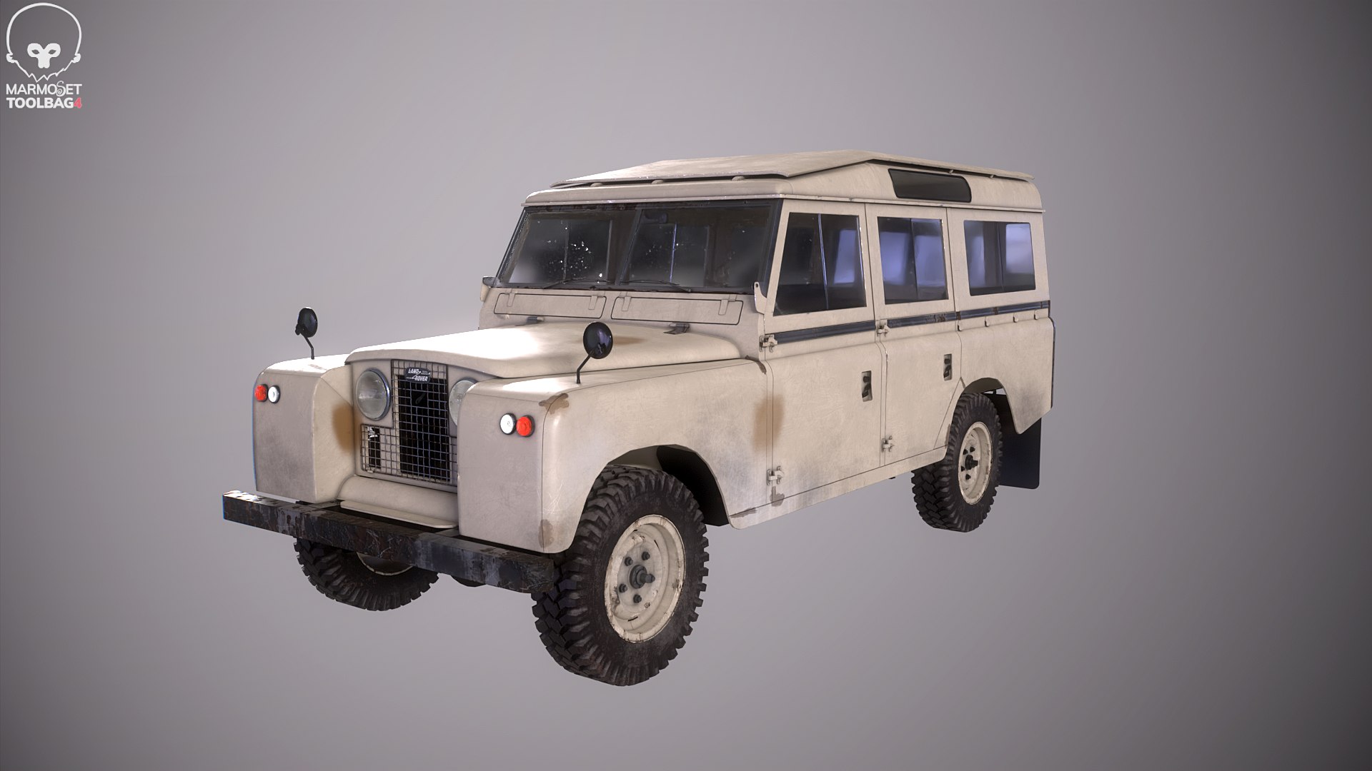 3D Land Rover Series II LWB Aged - TurboSquid 2228838