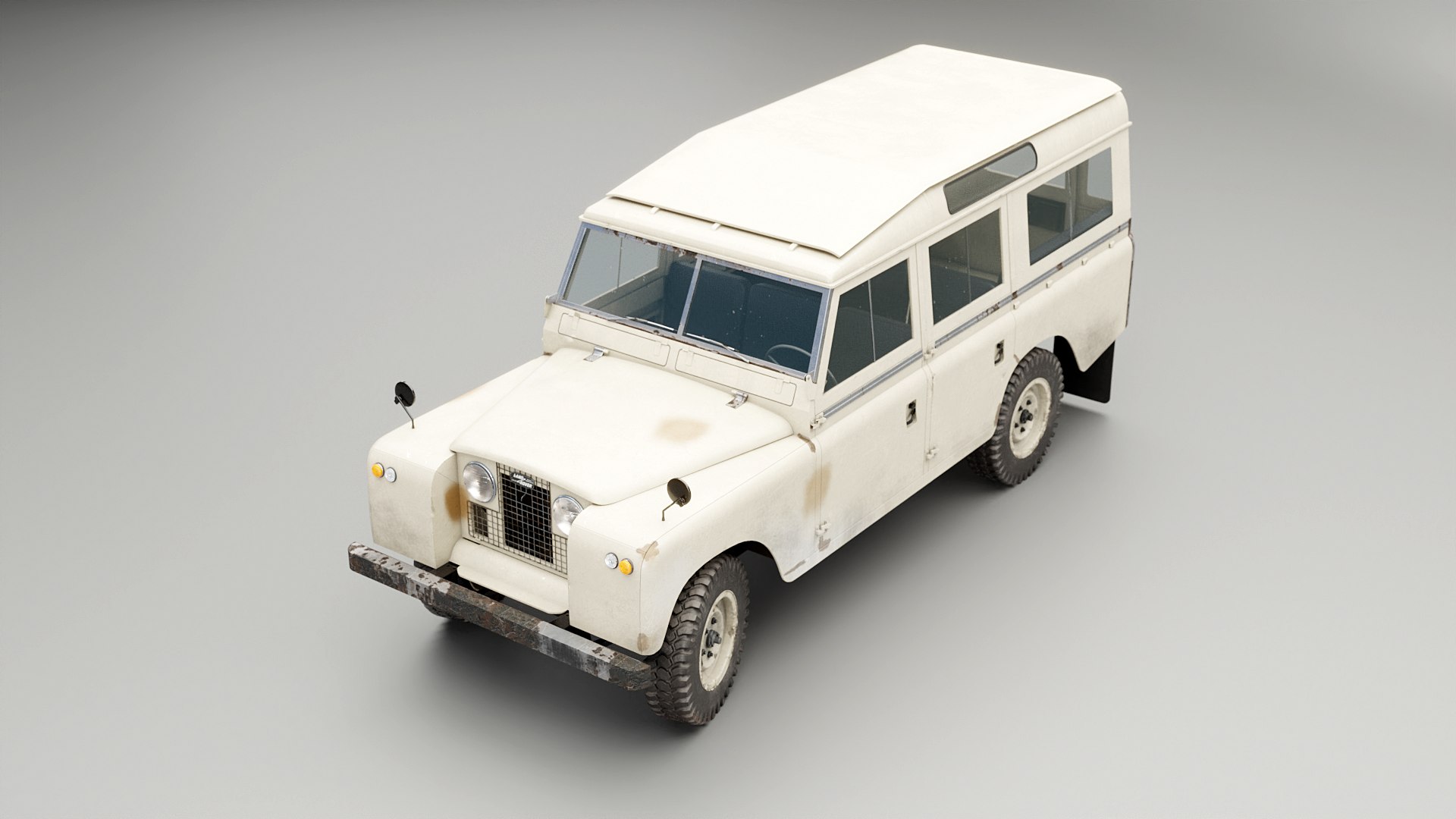 3D Land Rover Series II LWB Aged - TurboSquid 2228838