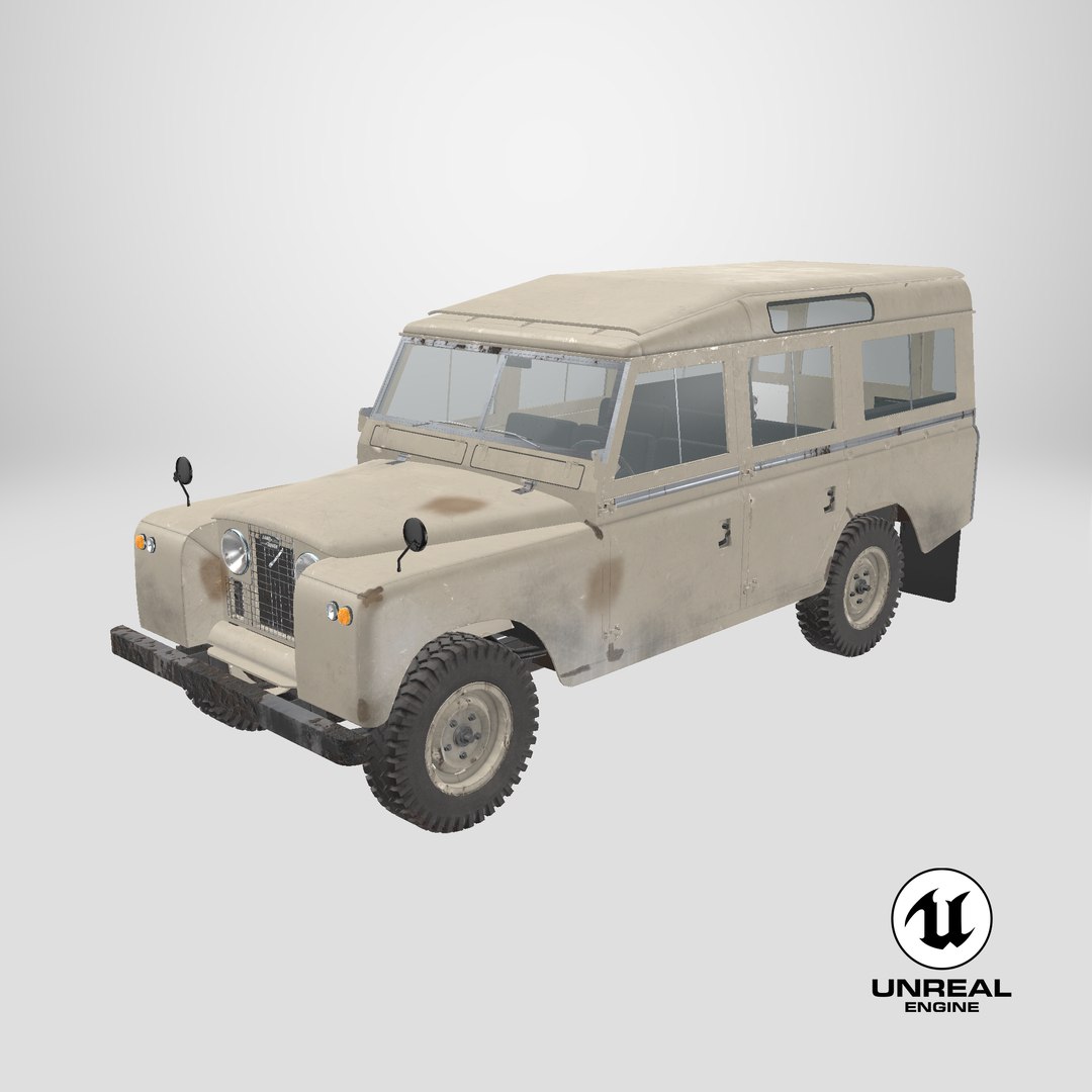 3D Land Rover Series II LWB Aged - TurboSquid 2228838