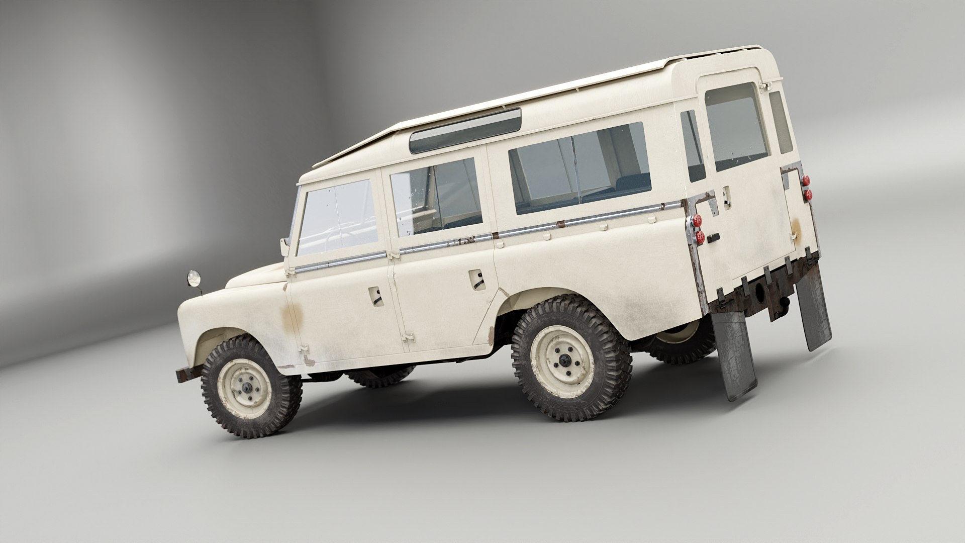 3D Land Rover Series II LWB Aged - TurboSquid 2228838