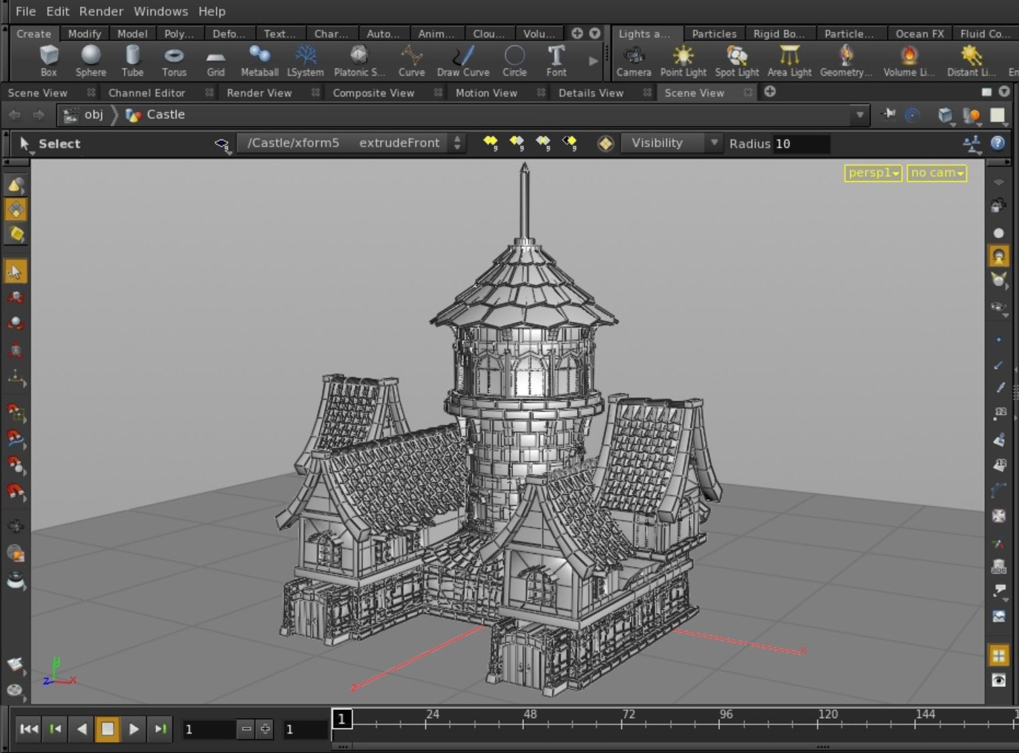 3D Castle Model - TurboSquid 1392683