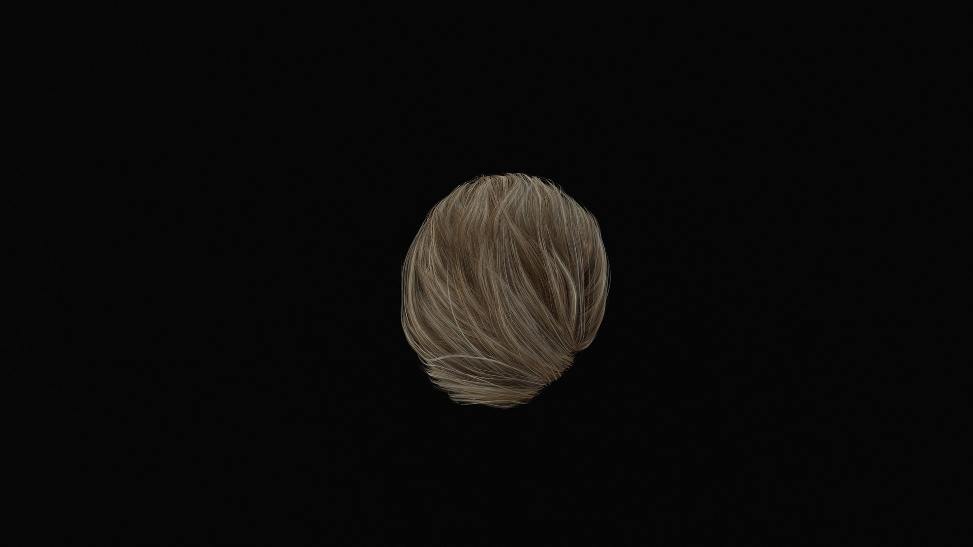 3D Model Hair Male Realtime - TurboSquid 2206276