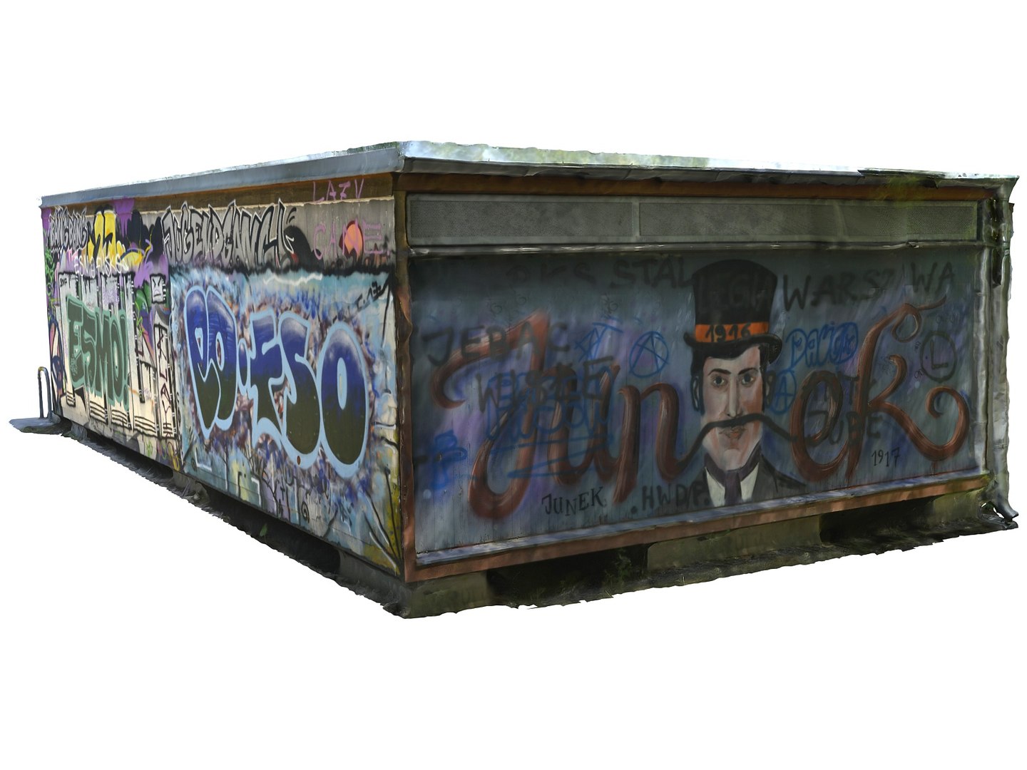Skate park bus stop 3D model - TurboSquid 1205643