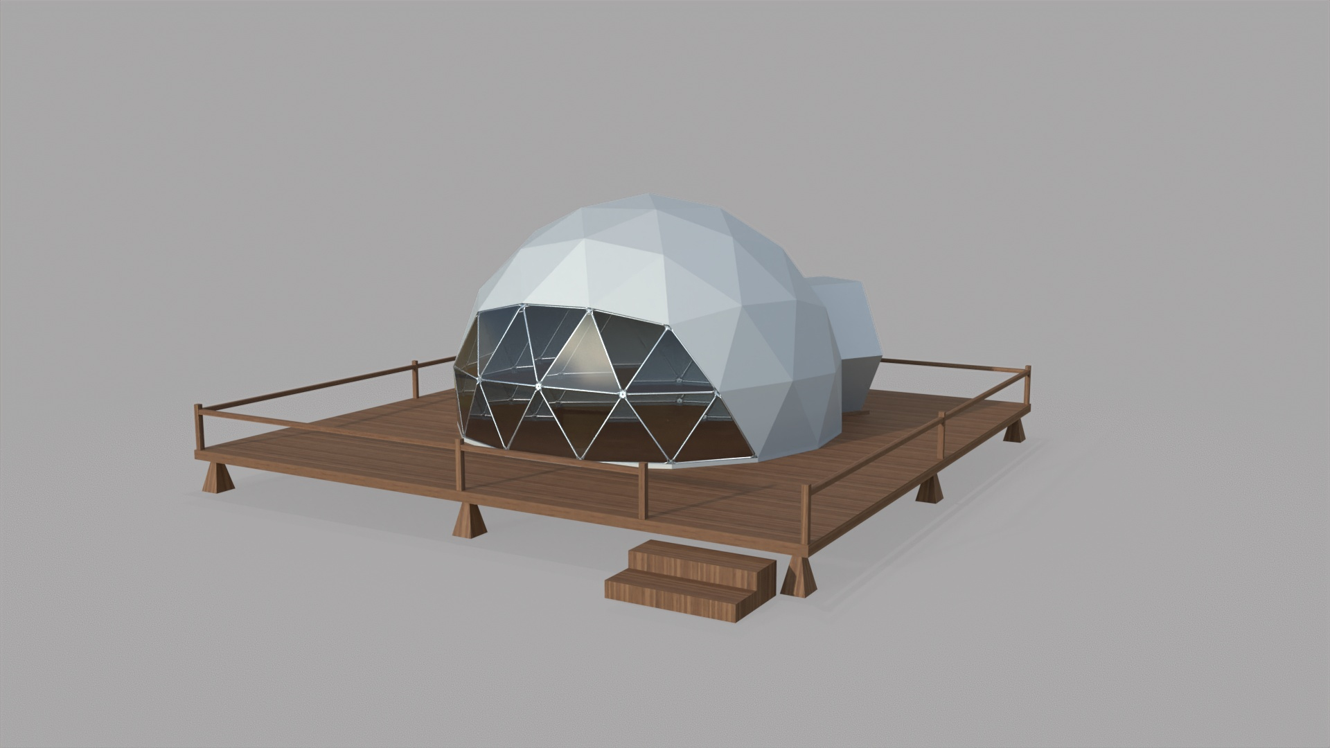3D Model Ultra-Realistic Geodesic Dome V4 - TurboSquid 2257640