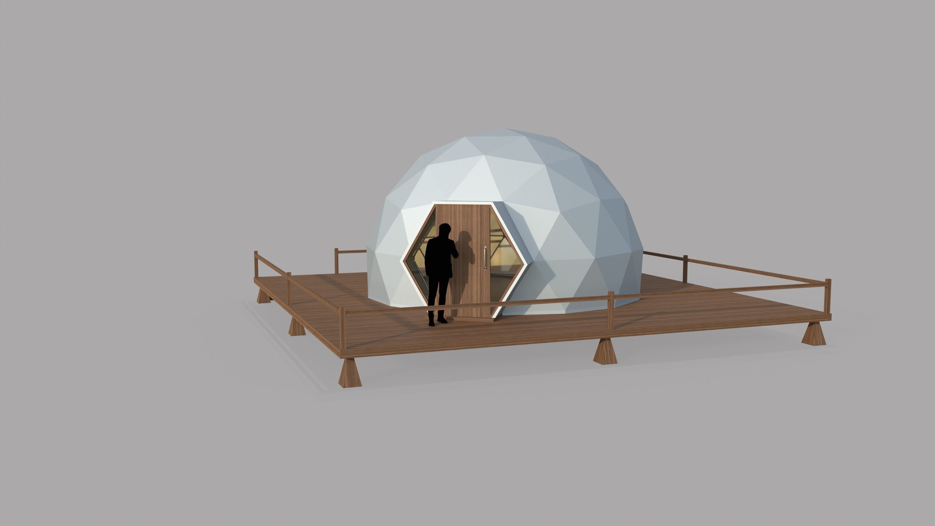 3D Model Ultra-Realistic Geodesic Dome V4 - TurboSquid 2257640