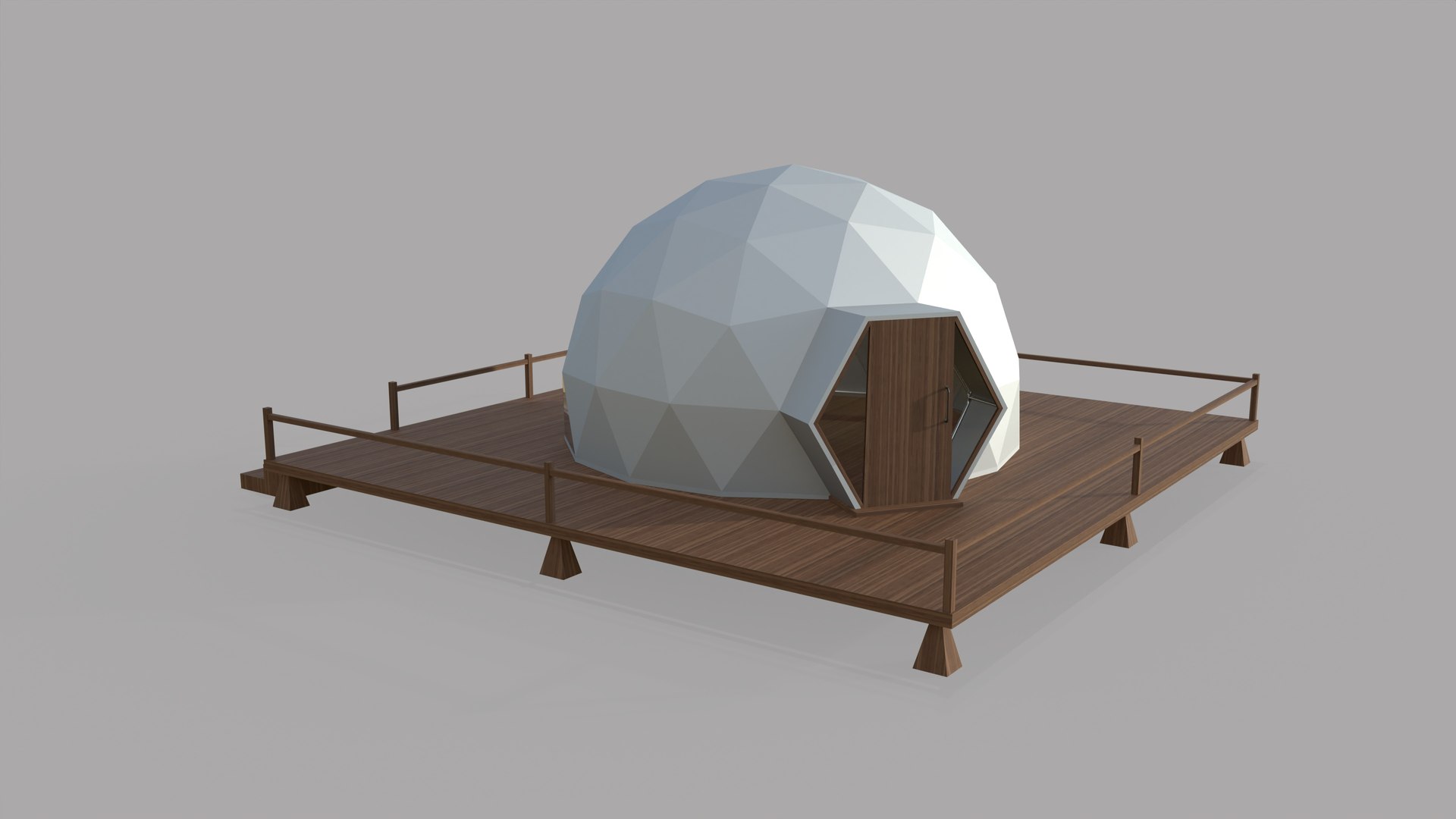 3D Model Ultra-Realistic Geodesic Dome V4 - TurboSquid 2257640