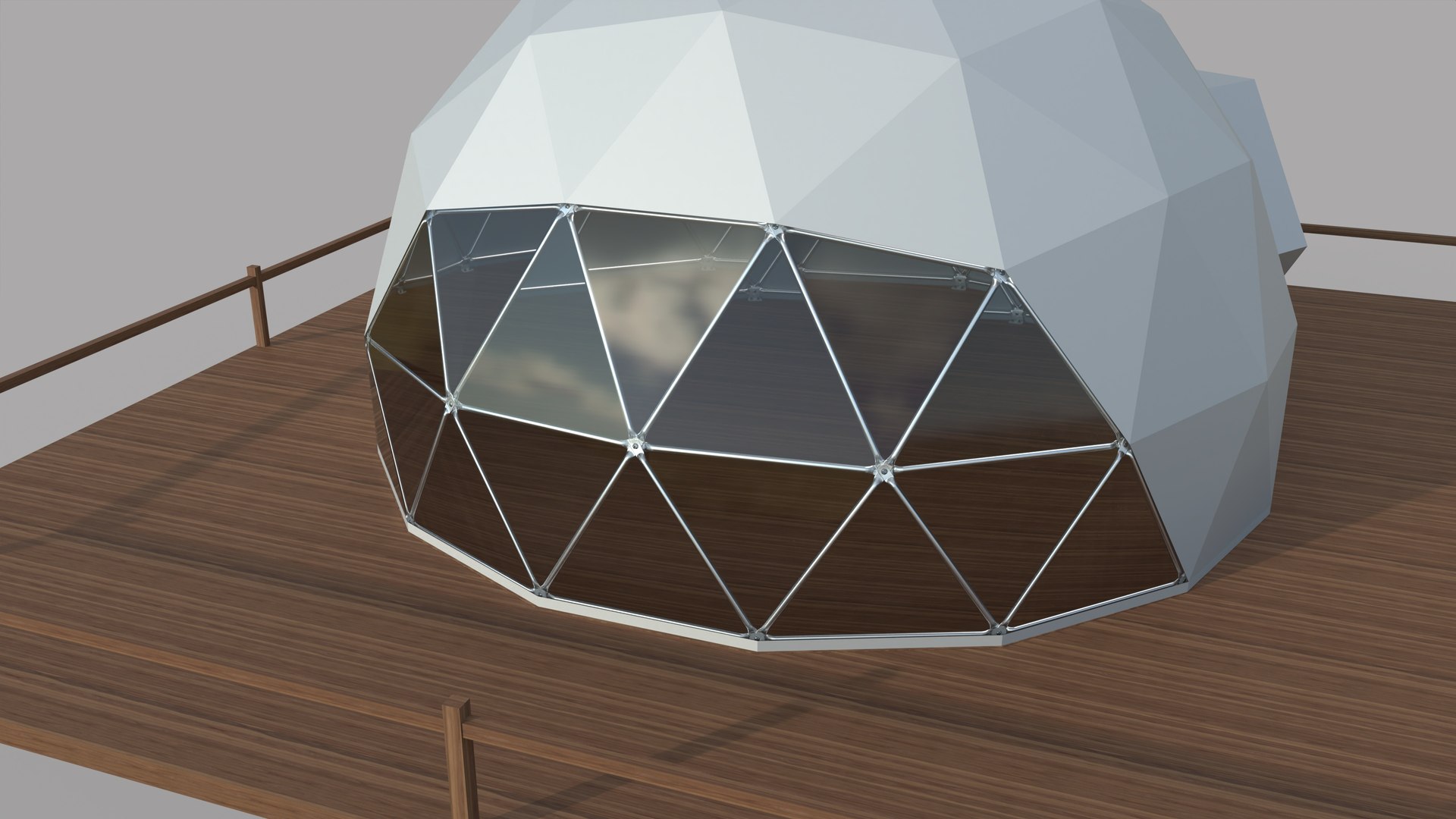 3D Model Ultra-Realistic Geodesic Dome V4 - TurboSquid 2257640