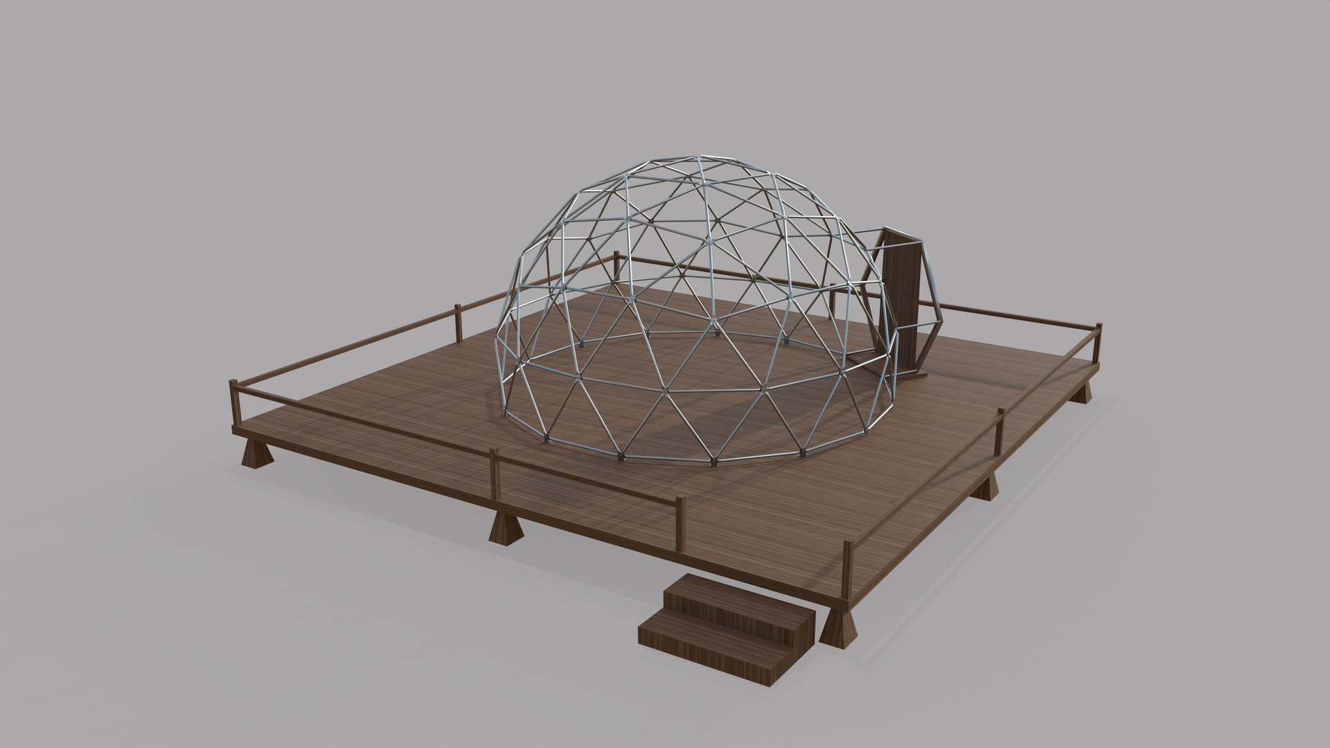 3D Model Ultra-Realistic Geodesic Dome V4 - TurboSquid 2257640