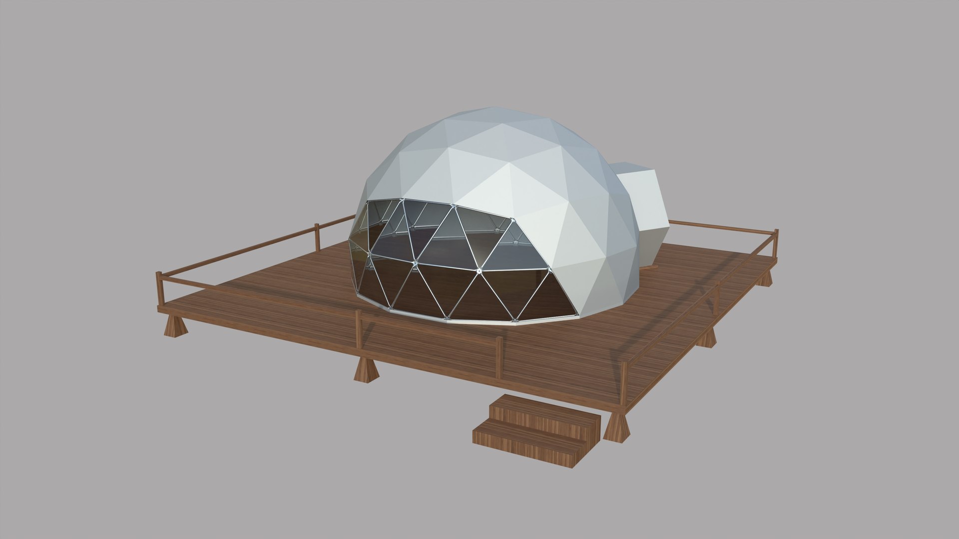 3D Model Ultra-Realistic Geodesic Dome V4 - TurboSquid 2257640