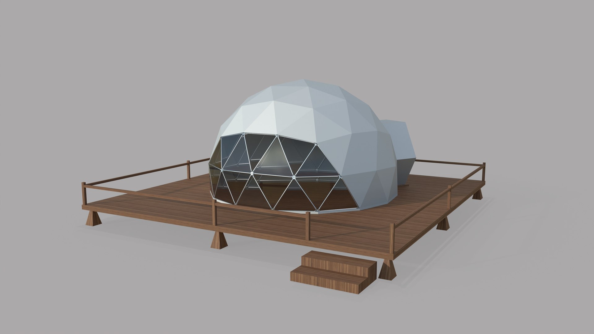 3D Model Ultra-Realistic Geodesic Dome V4 - TurboSquid 2257640