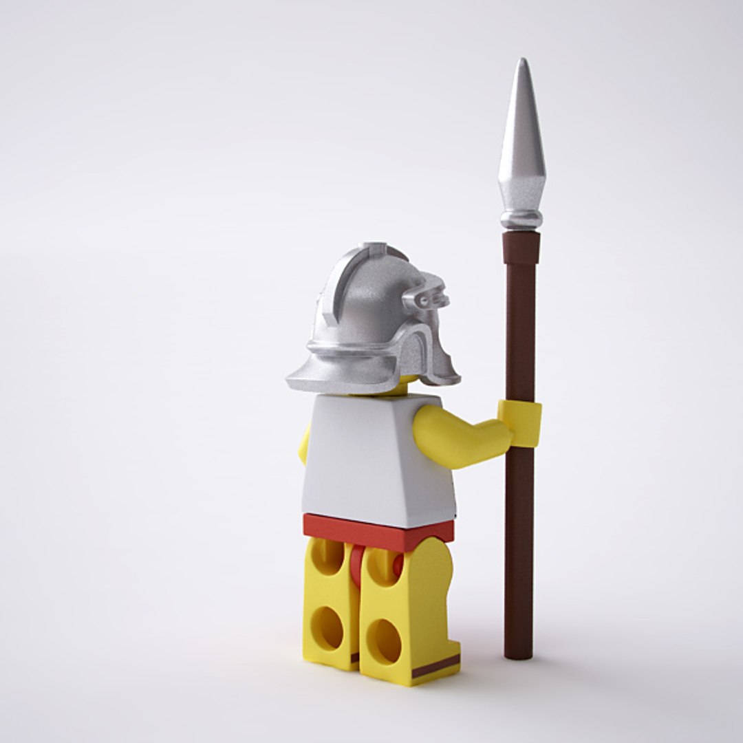 3d Rigged Lego Roman Soldier