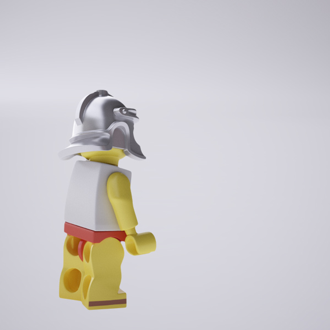 3d Rigged Lego Roman Soldier
