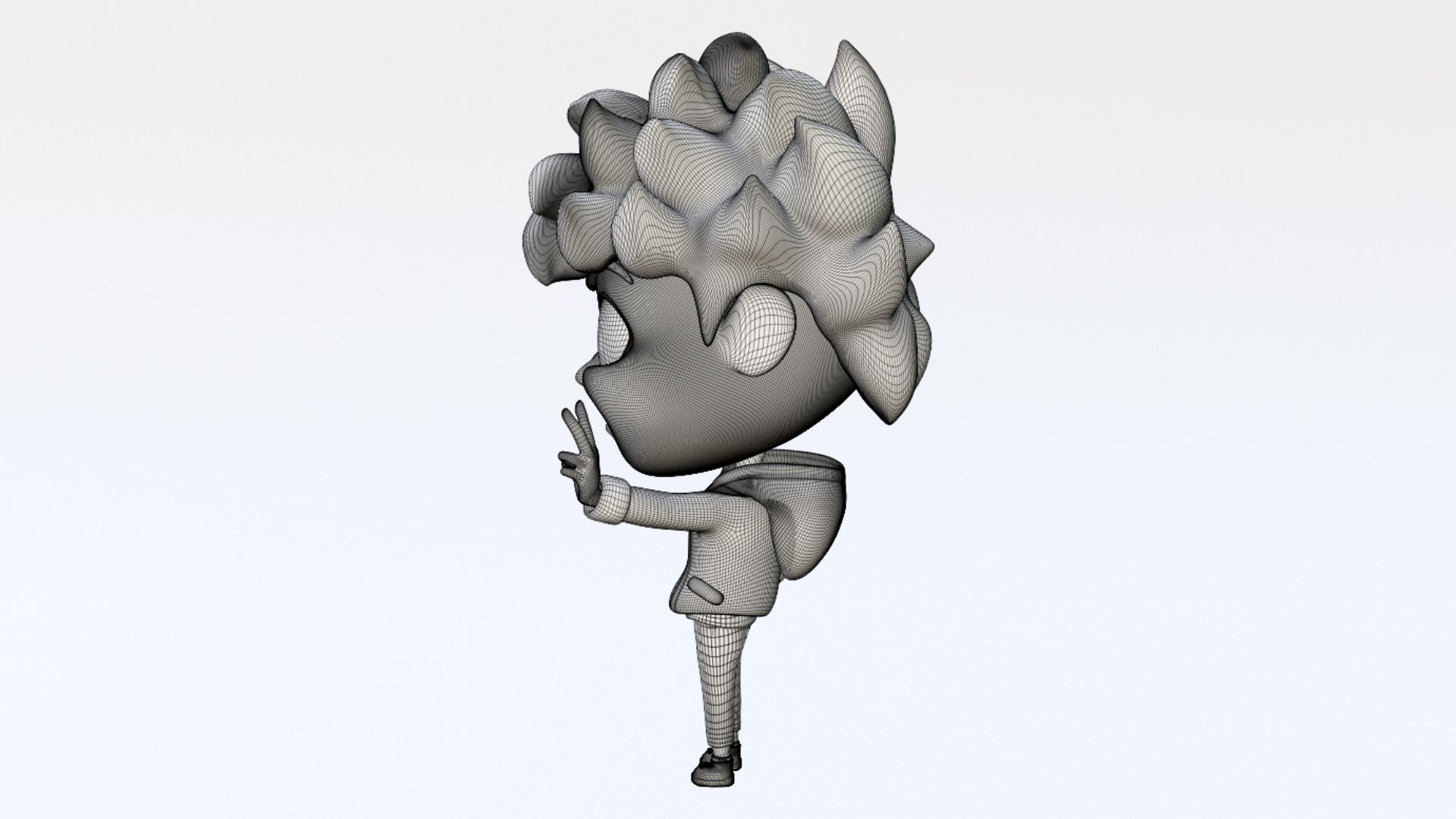 Boy Mascot 001 3D Model - TurboSquid 2227001