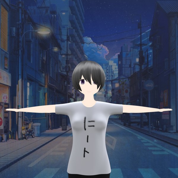 modelo 3d PERSONAJE VTUBER ANIME - TurboSquid 1743540