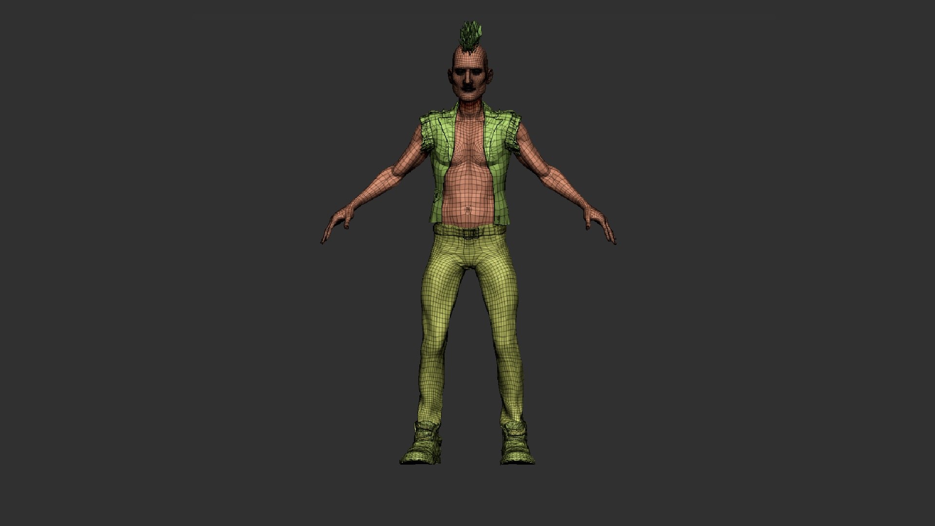 Cyberpunk Style Character Model - TurboSquid 1781959
