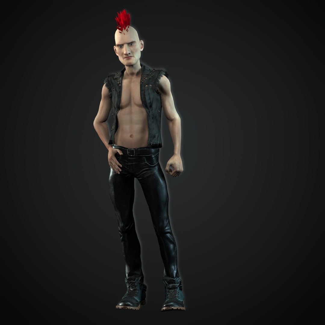 Cyberpunk Style Character Model - TurboSquid 1781959