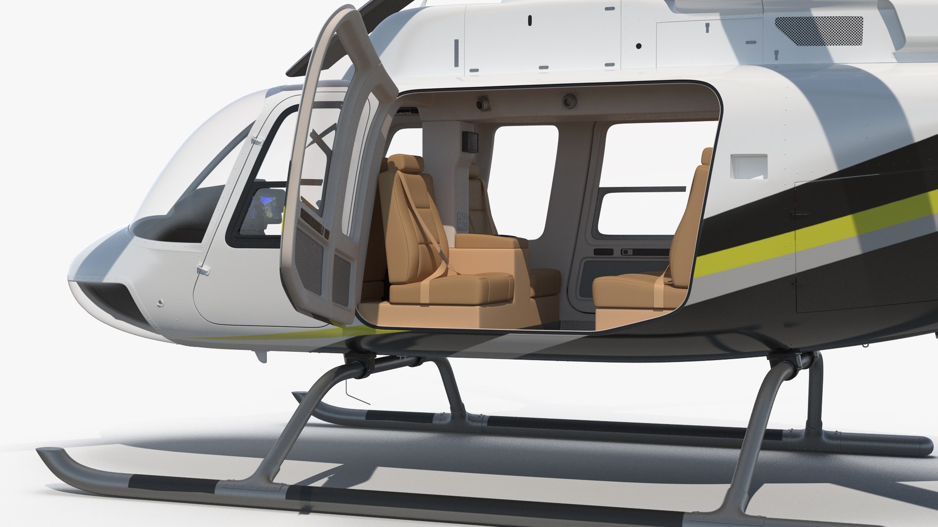 3D model civilian passenger helicopter generic - TurboSquid 1536506