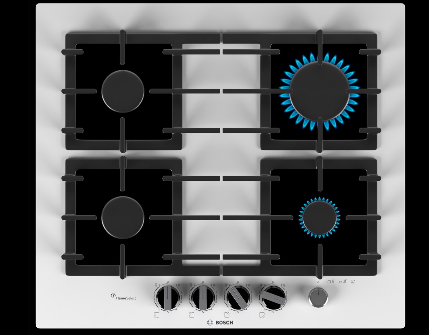 Gas Hob Bosch Model - TurboSquid 1864760