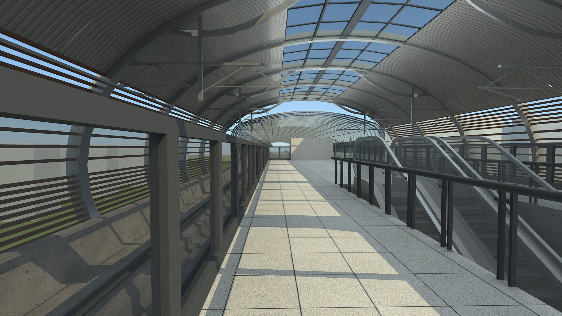 Light Rail Station 12 3D Model - TurboSquid 1877452