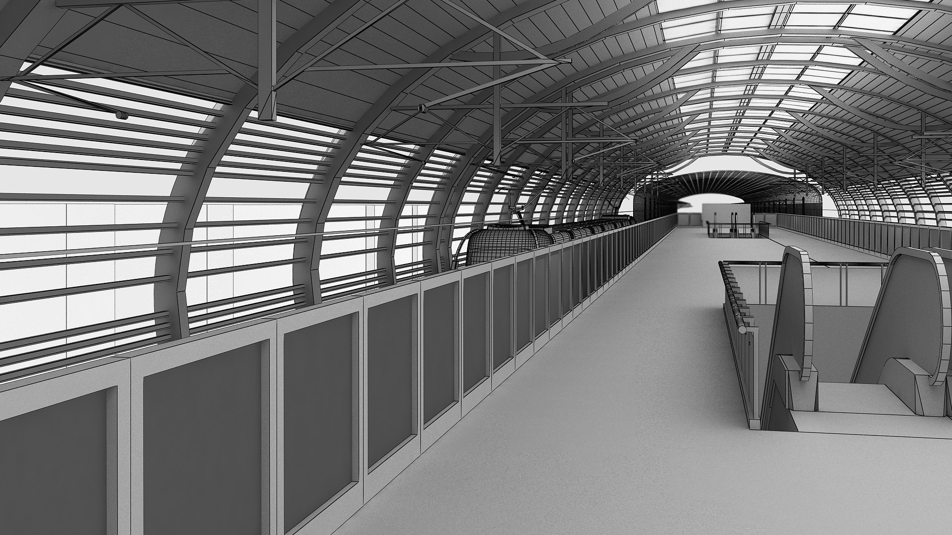 Light Rail Station 12 3D Model - TurboSquid 1877452