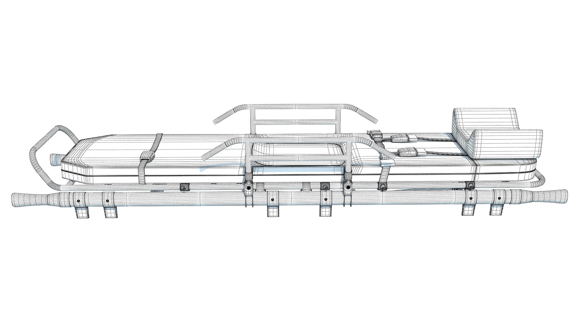 3D Medical Stretcher - TurboSquid 1700324