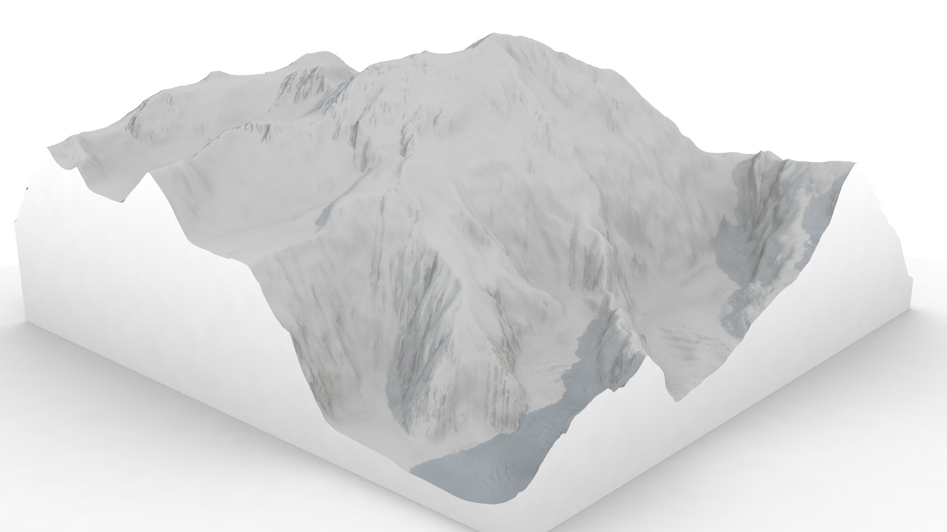 3D Mount Denali - TurboSquid 1990796