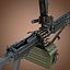 3d kalashnikov aek-999 barsuk machine gun