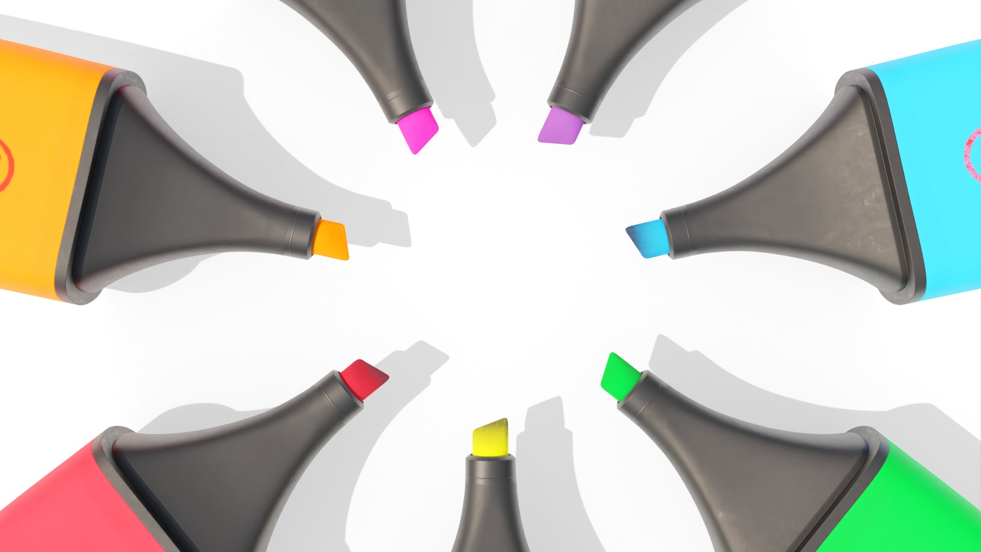 Highlighter 3D Model - TurboSquid 2217701