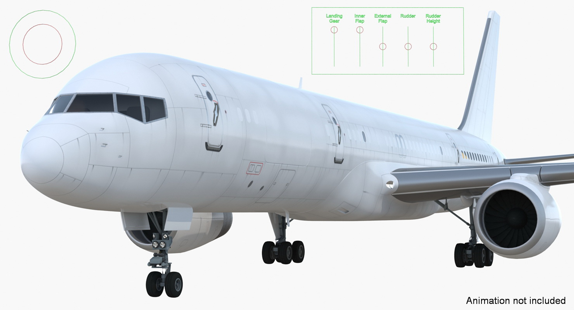 Boeing 757-200f generic rigged 3D model - TurboSquid 1232607