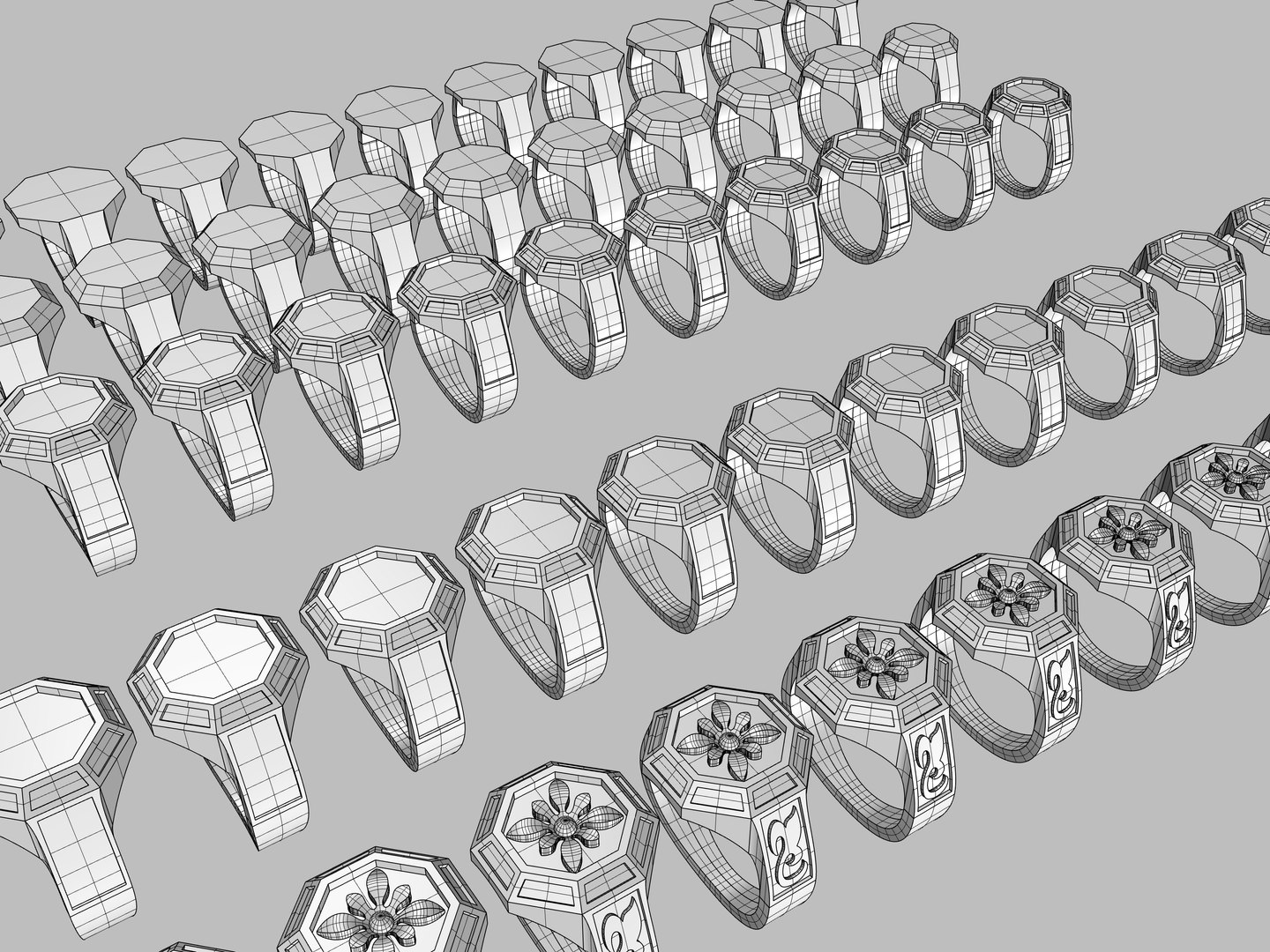 Printing Rings 3D Model - TurboSquid 1512039