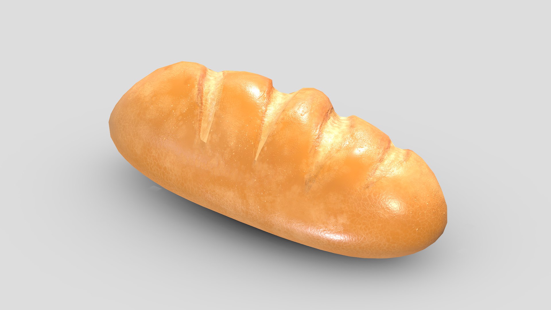 Supermarket Bread 02 Low Poly PBR Realistic 3D Model - TurboSquid 1974293