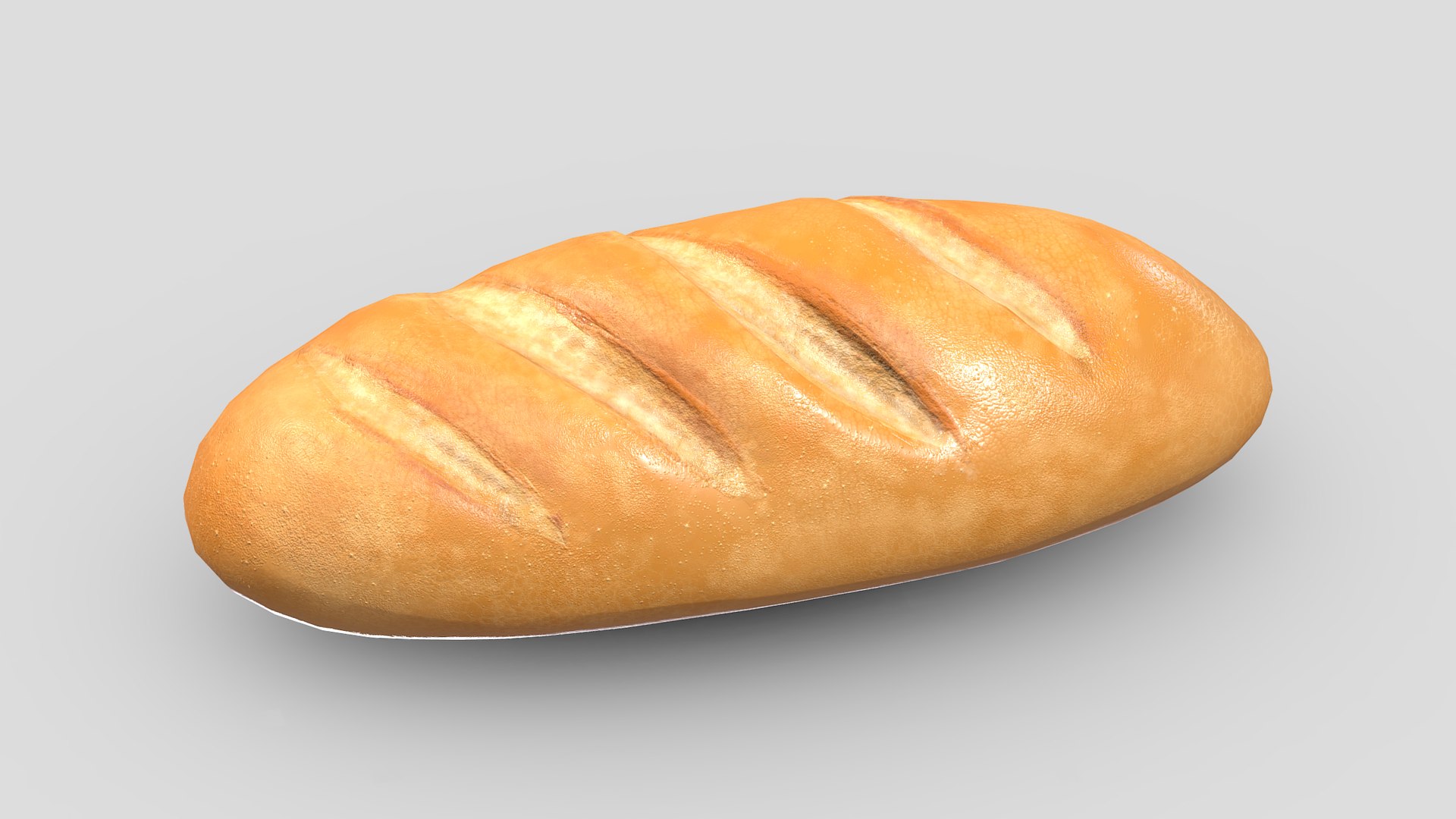 Supermarket Bread 02 Low Poly PBR Realistic 3D Model - TurboSquid 1974293