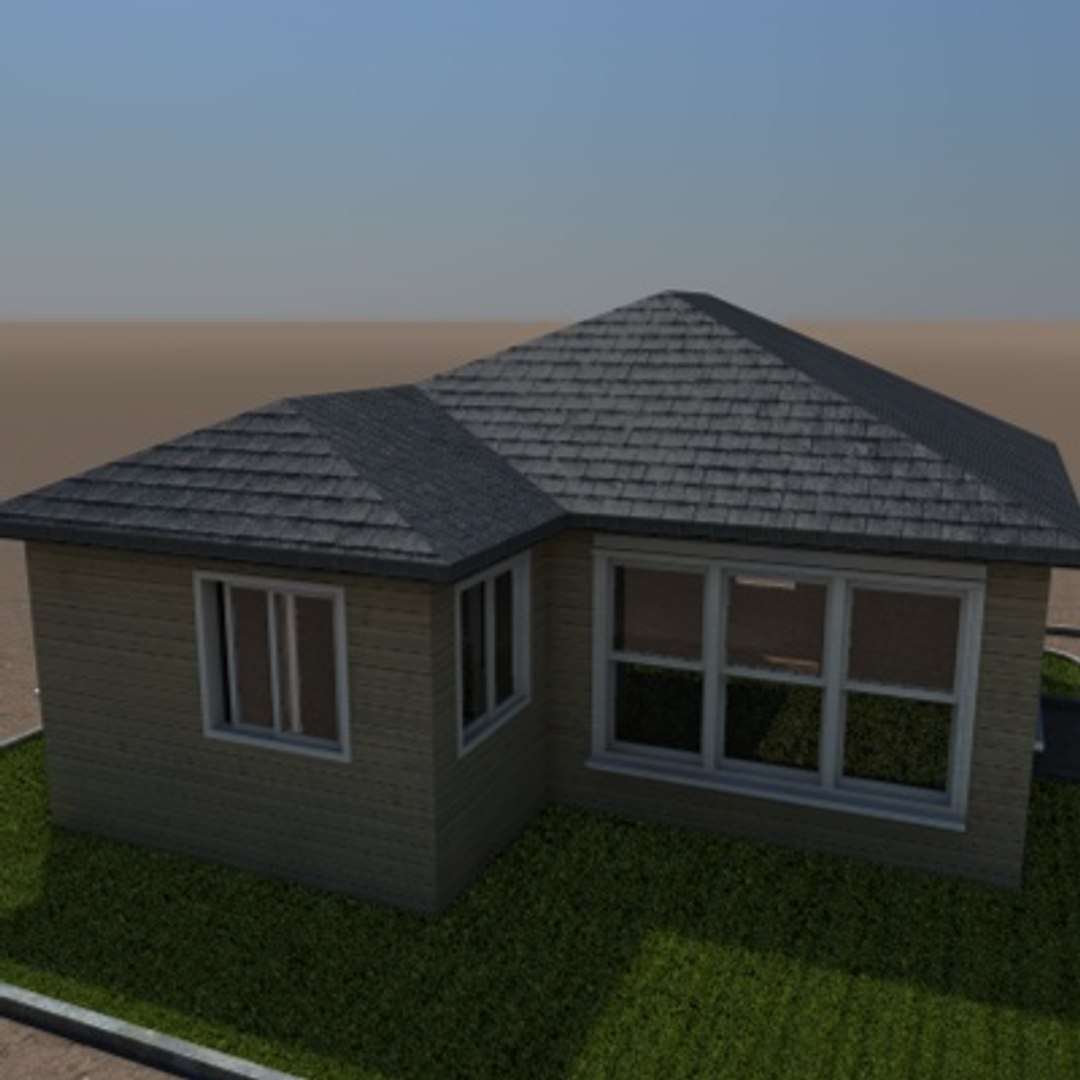 cottage house 3d model