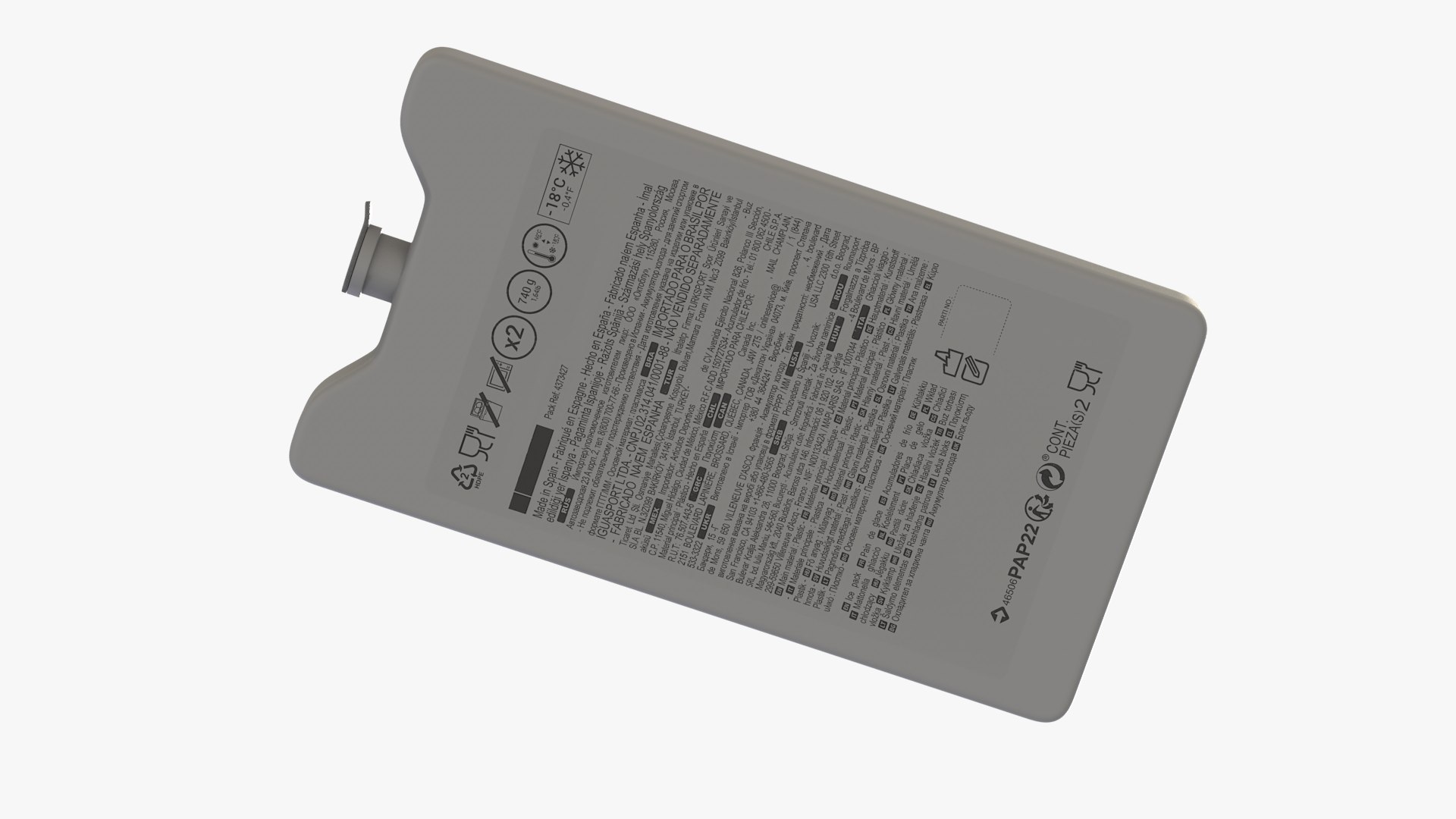3D Ice-Pack Isothermal Model - TurboSquid 2079089