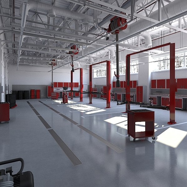 Serviço automotivo Modelo 3D - TurboSquid 1519578