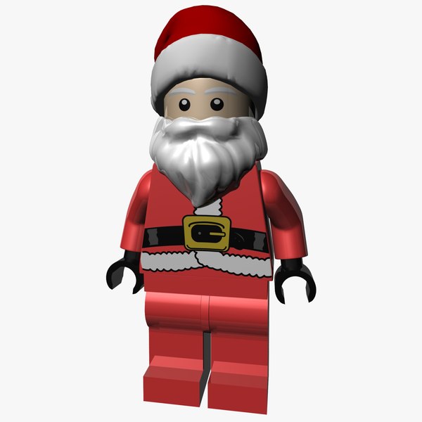 modelo 3d Lego santa claus - TurboSquid 1100718