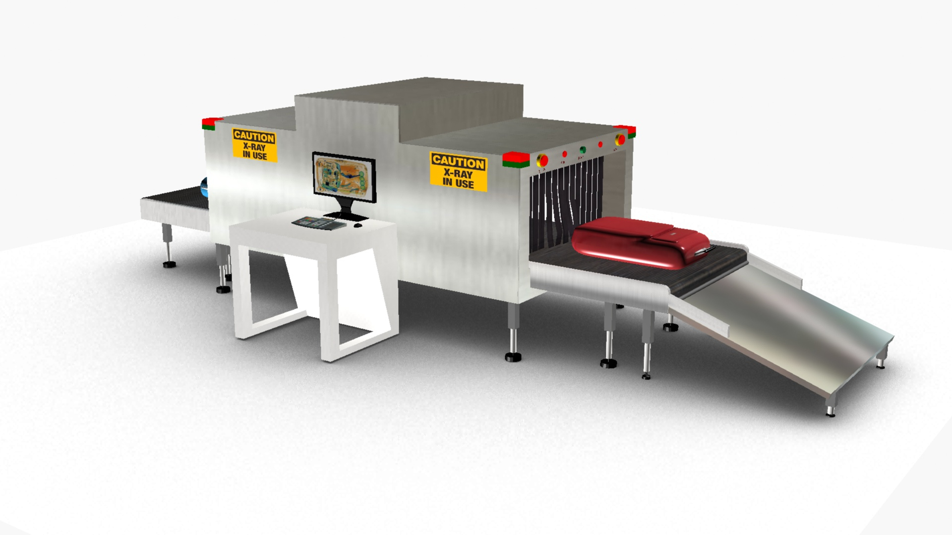 Baggage X-ray Scanner 3D Model - TurboSquid 1862291