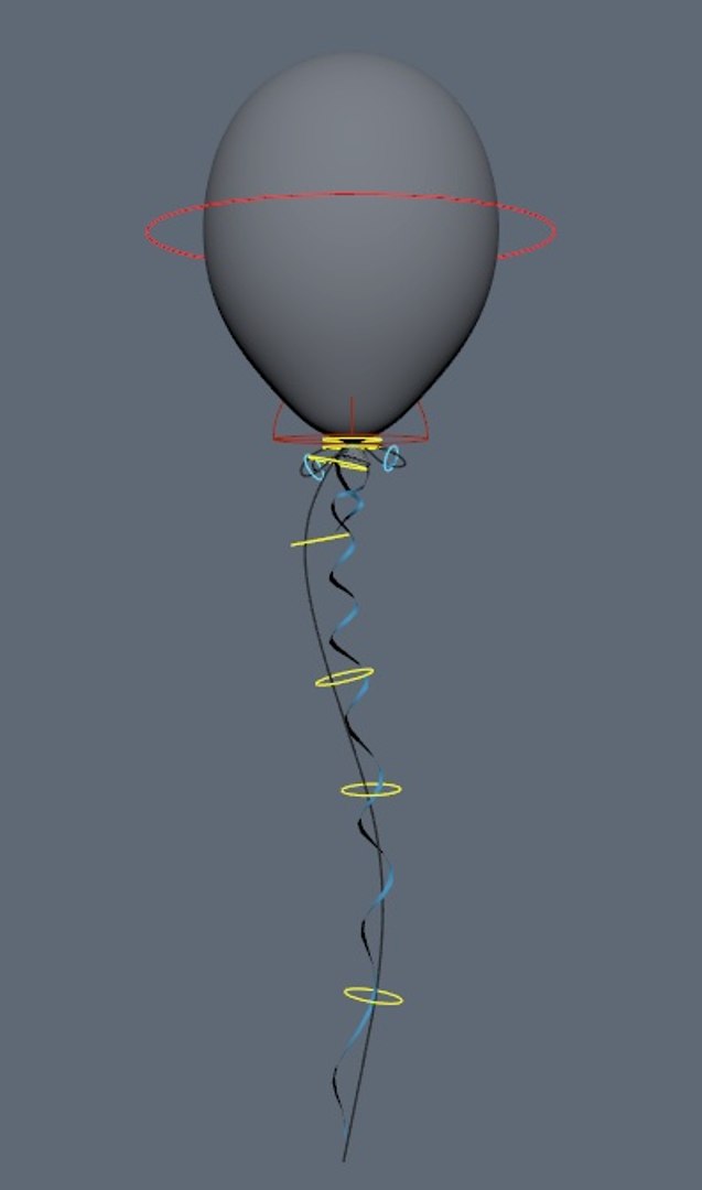 Metallic Balloons 3D Model - TurboSquid 1938541