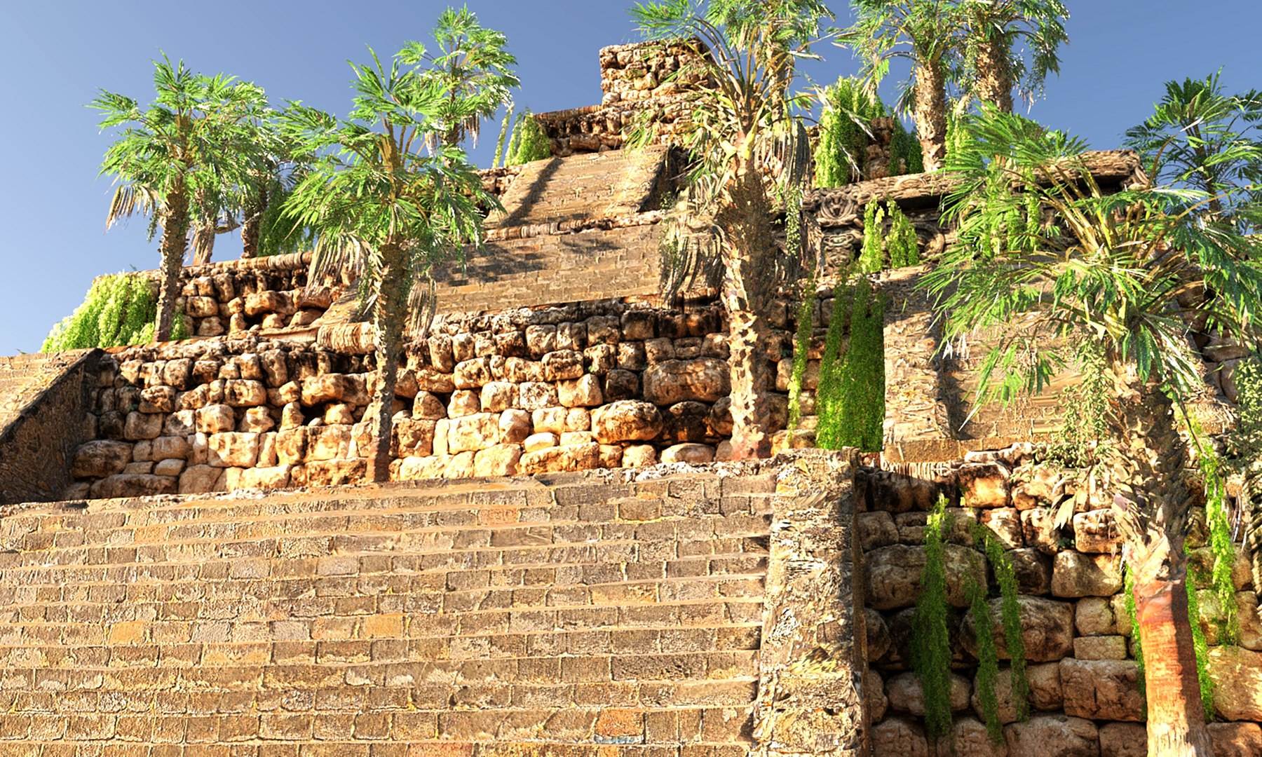 3D Aztec Pyramid - TurboSquid 2087897