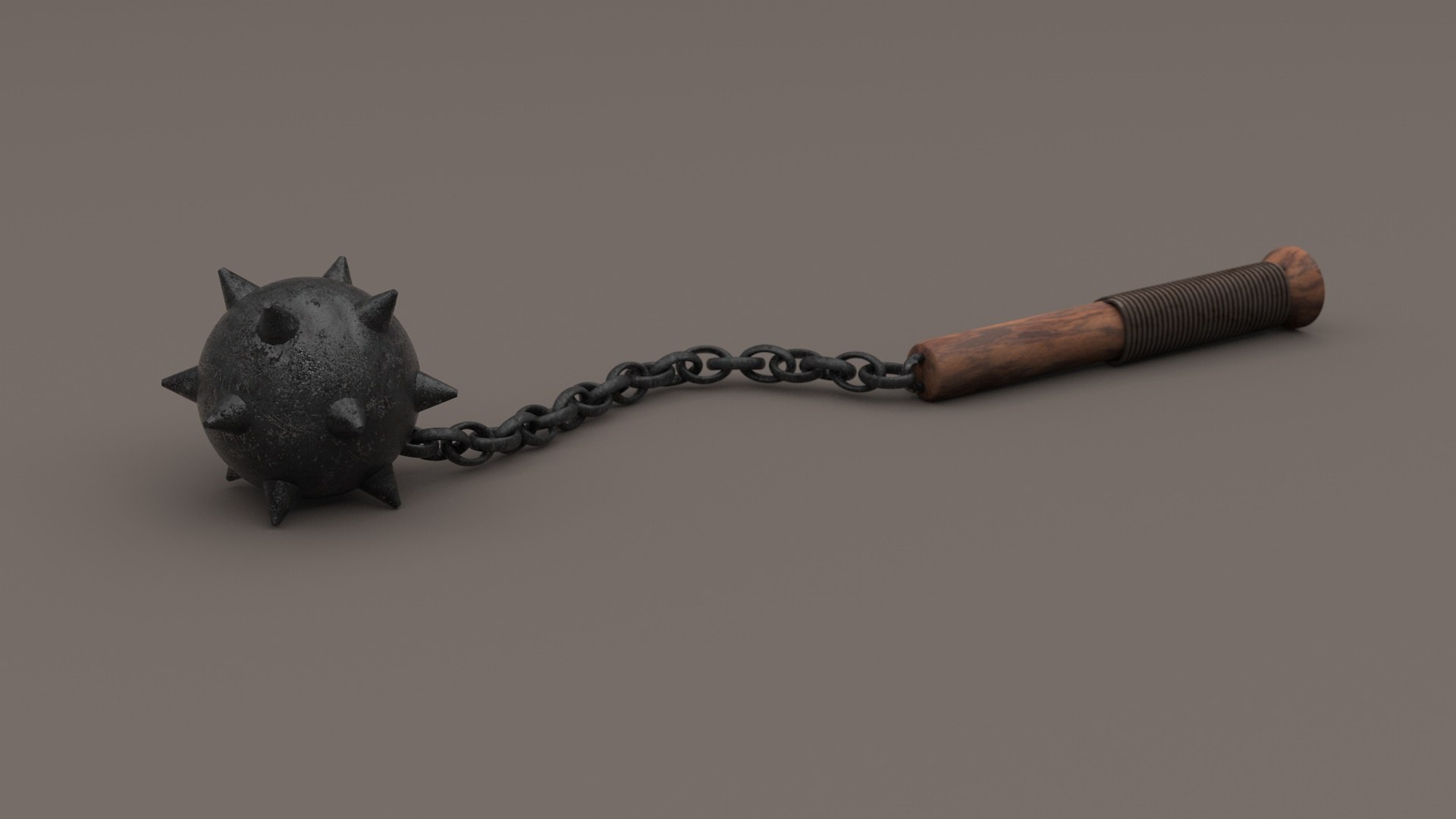Medieval Weapon Morning Star 3D Model - TurboSquid 1255512