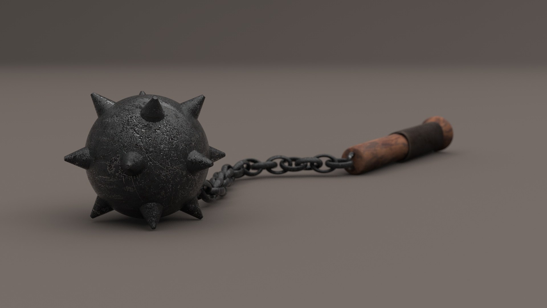 Medieval Weapon Morning Star 3D Model - TurboSquid 1255512