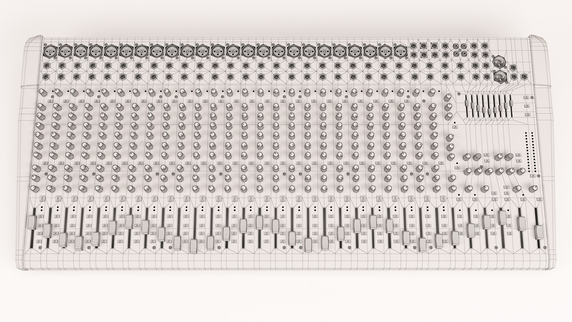 3D Model Mixing Console - TurboSquid 1233949