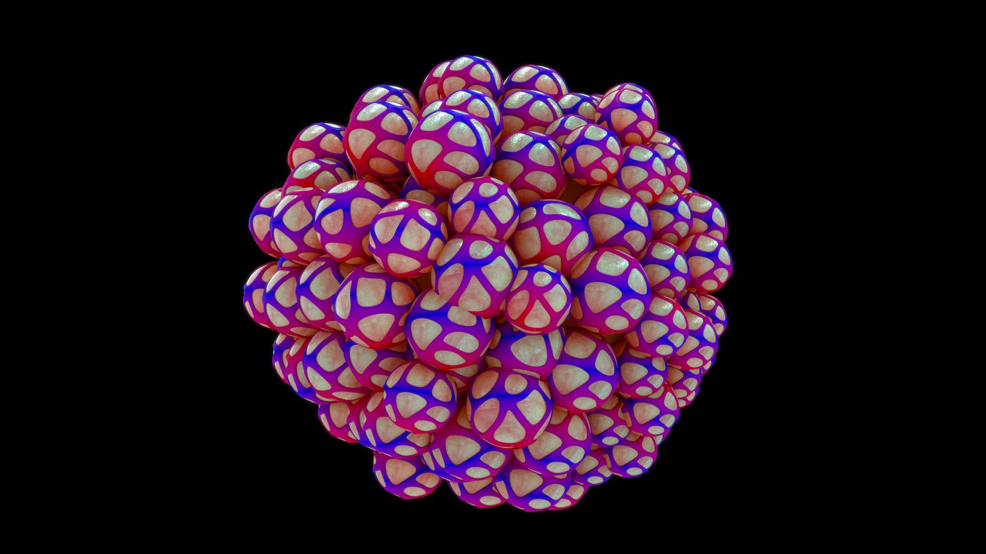 Lungs Alveoli Cross Section Model - TurboSquid 2187572